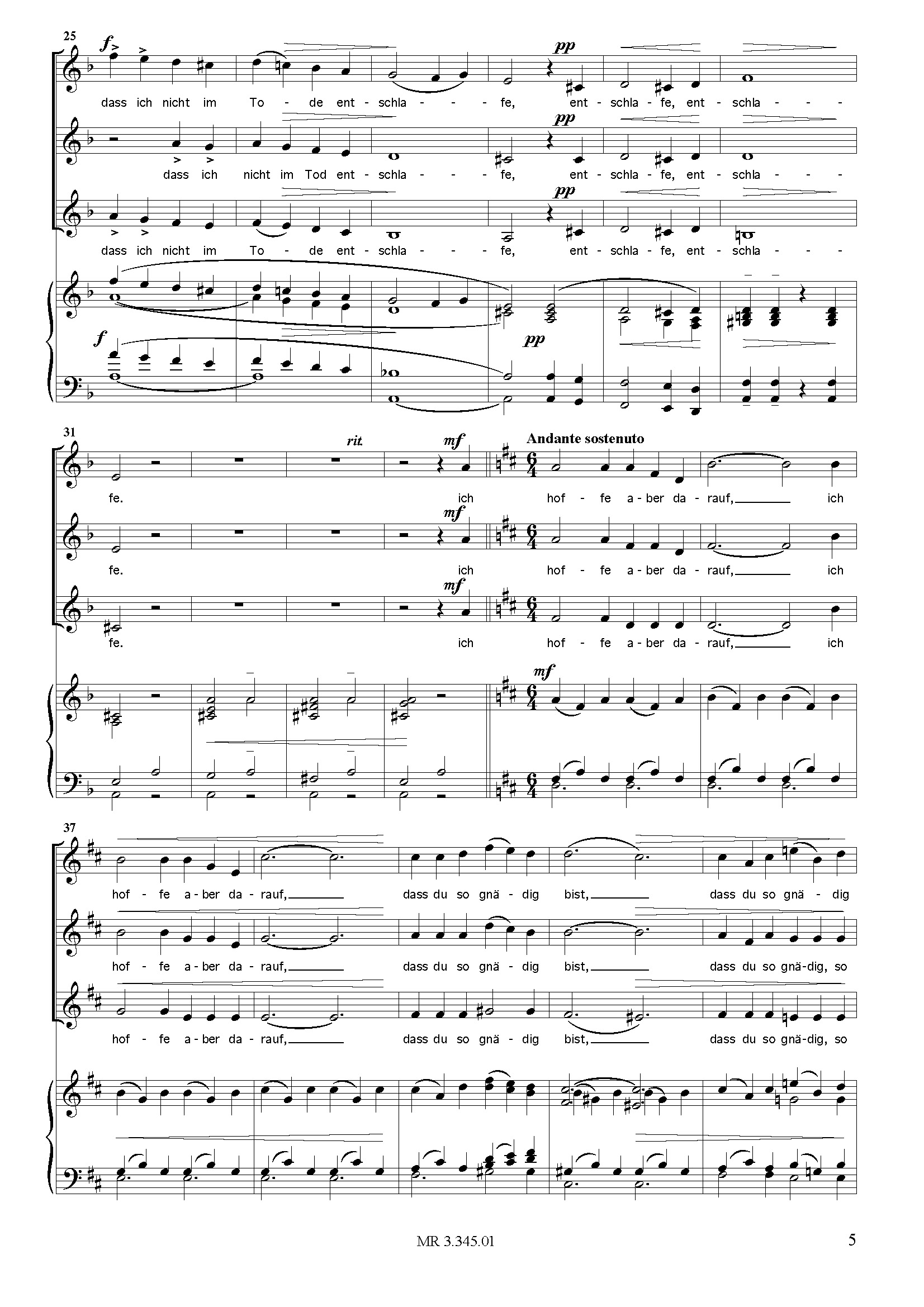 Herr, wie lange willst du mein so gar vergessen (PART) - Edition Sonat ...