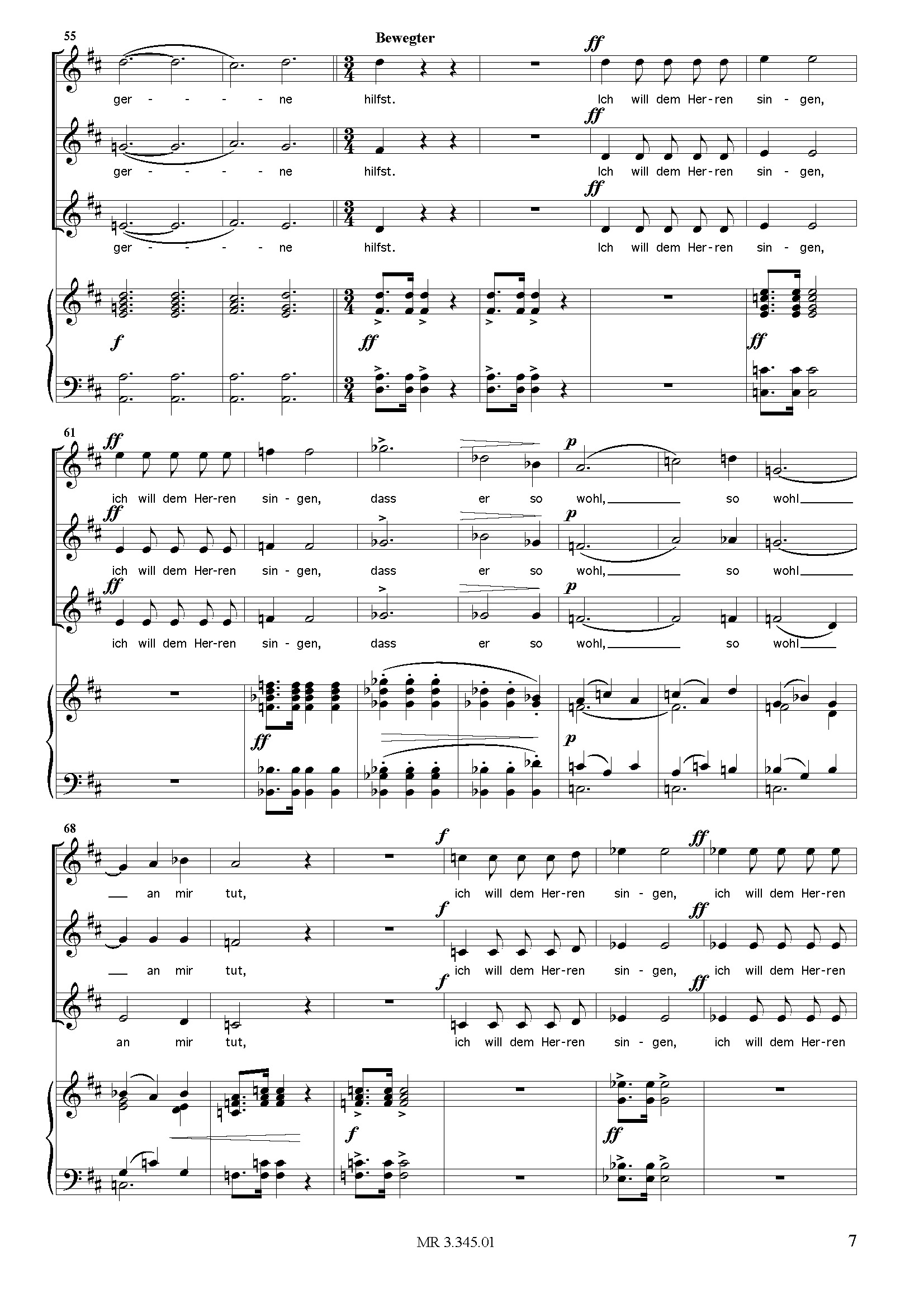 Herr, wie lange willst du mein so gar vergessen (PART) - Edition Sonat ...