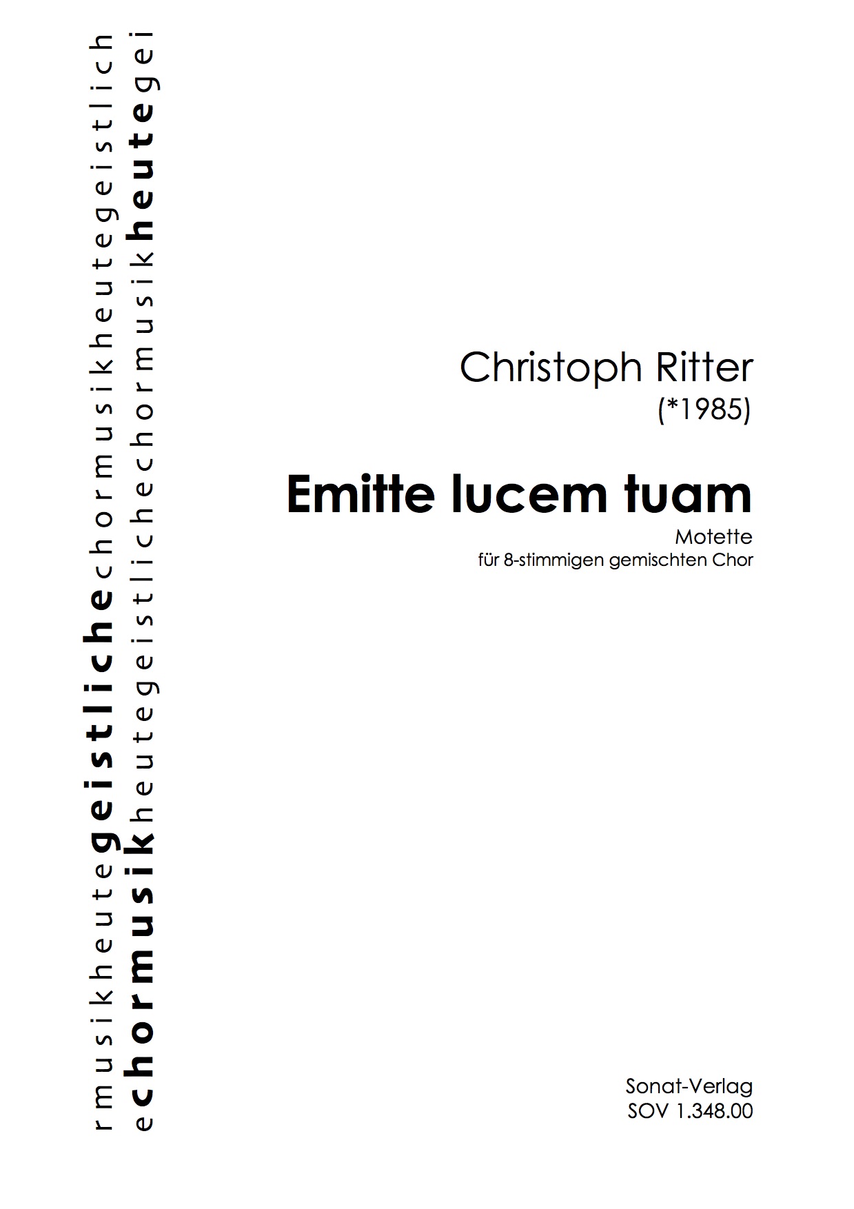 Emitte lucem tuam - Edition Sonat-Verlag
